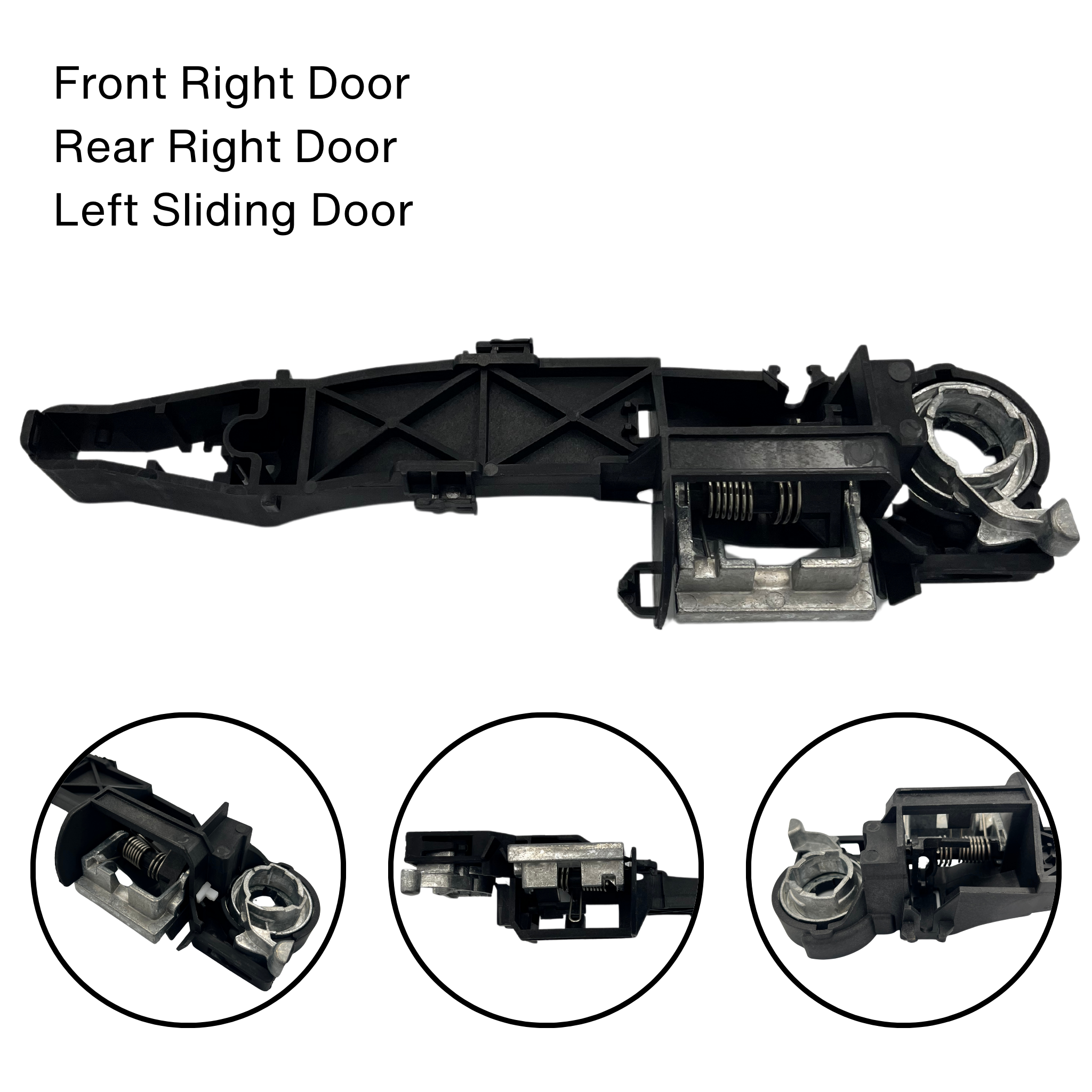 Front Right,Rear Right,Left Sliding,Left Front Door Handle